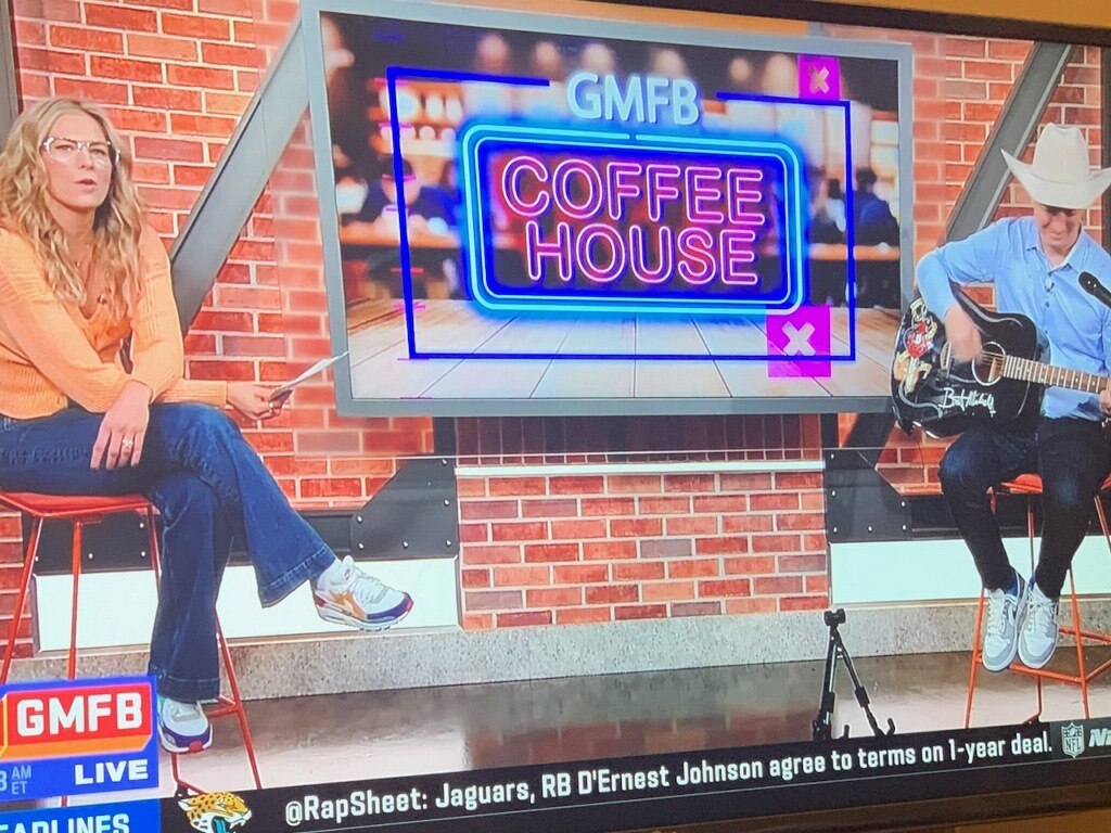 Bret’s Custom Guitar On Good Morning Football / NFL Network - Bret Michaels Official Web Site